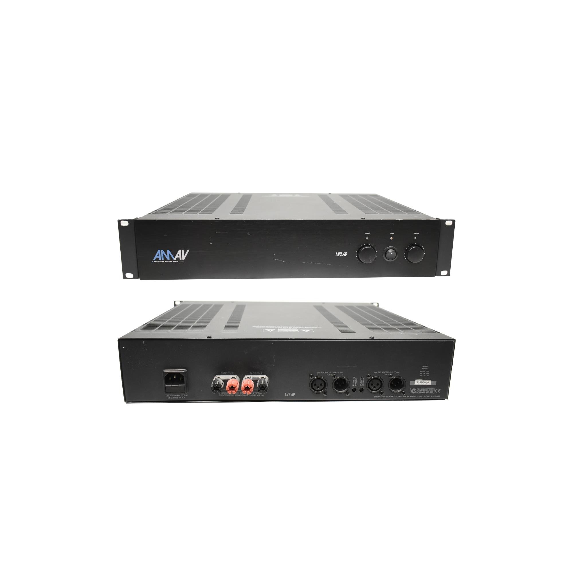 Amav AV2.4P 2x 200W Power Amplifier - Piospartslap