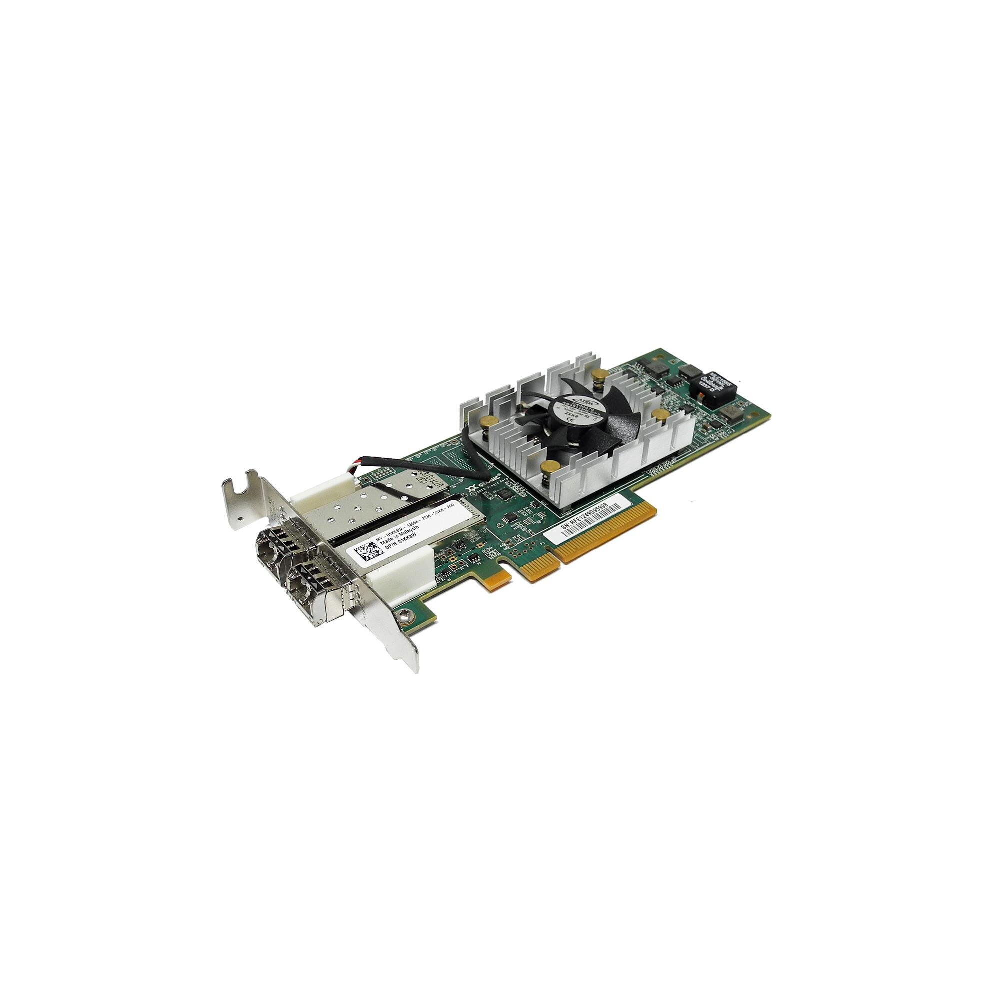 DELL QLogic QLE2662L Dual-Port 16Gb/s PCIe x8 FC Gen 5 Server Adapter ...