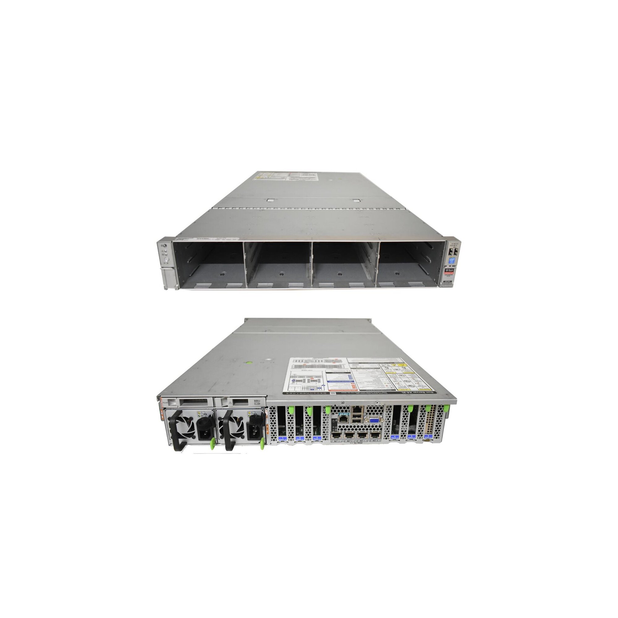 Sun Oracle X4-2L Rack Server 2x Heatsink 1x Raid 7047503 no CPU no Ram ...