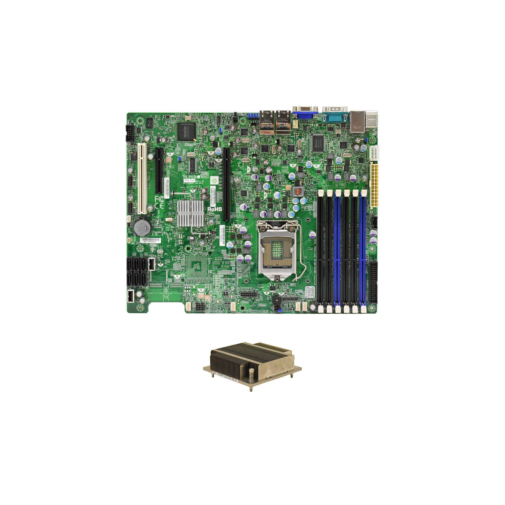 Supermicro ATX Mainboard X8SIE-F 1x SNK-P0046P LGA 1156 Socket ...