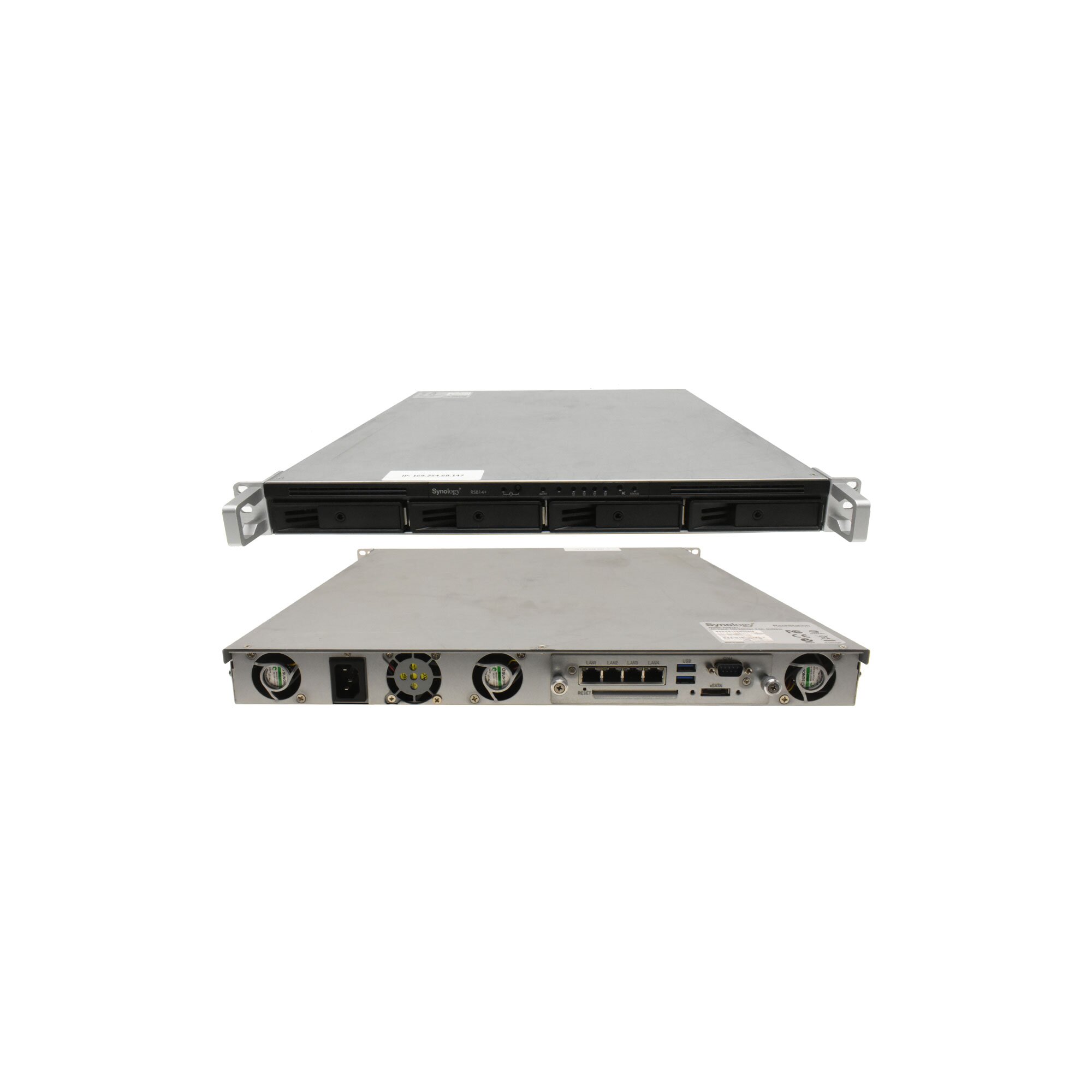 Synology RS814+ NAS Rack Station Intel Dual-Core 2,13 GHz CPU 4x 2TB HDD