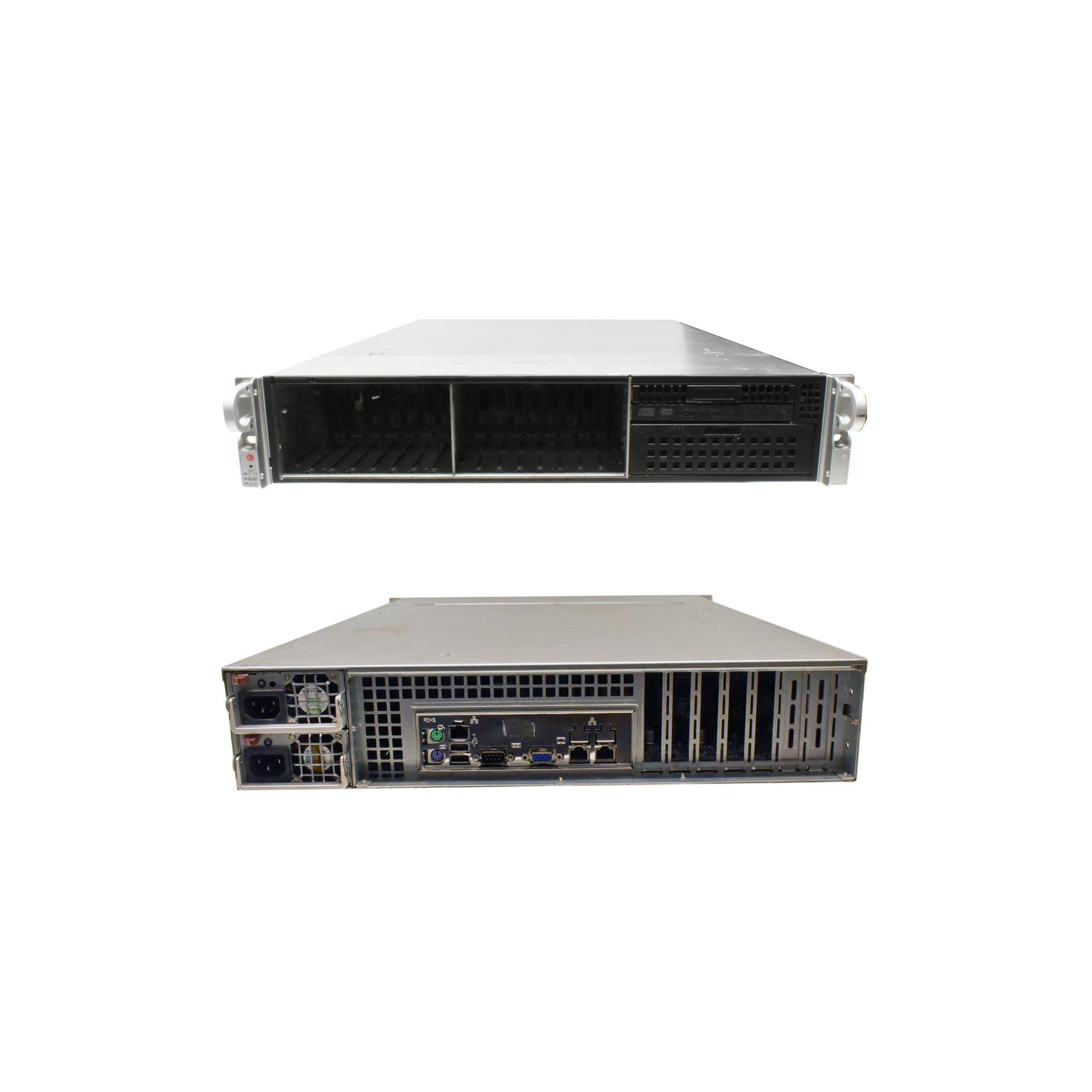 Supermicro CSE-213 2U Rack Server X9DRL-F E5-1620 v2 128GB PC3 16x SFF 2x PSU