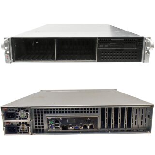 Supermicro CSE-213 2U Rack Server X9DRL-F E5-1620 v2 128GB PC3 16x SFF ...